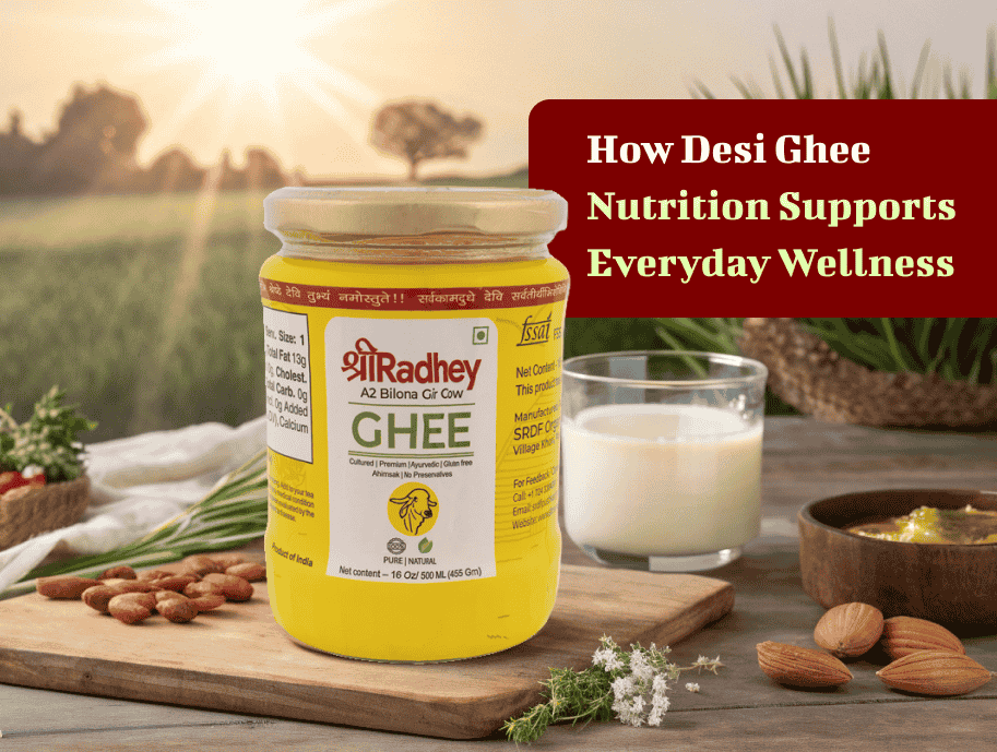 Buy Premium A2 Gir Cow Ghee Online | Shree Radhey Dairy - Pure, Organic ...